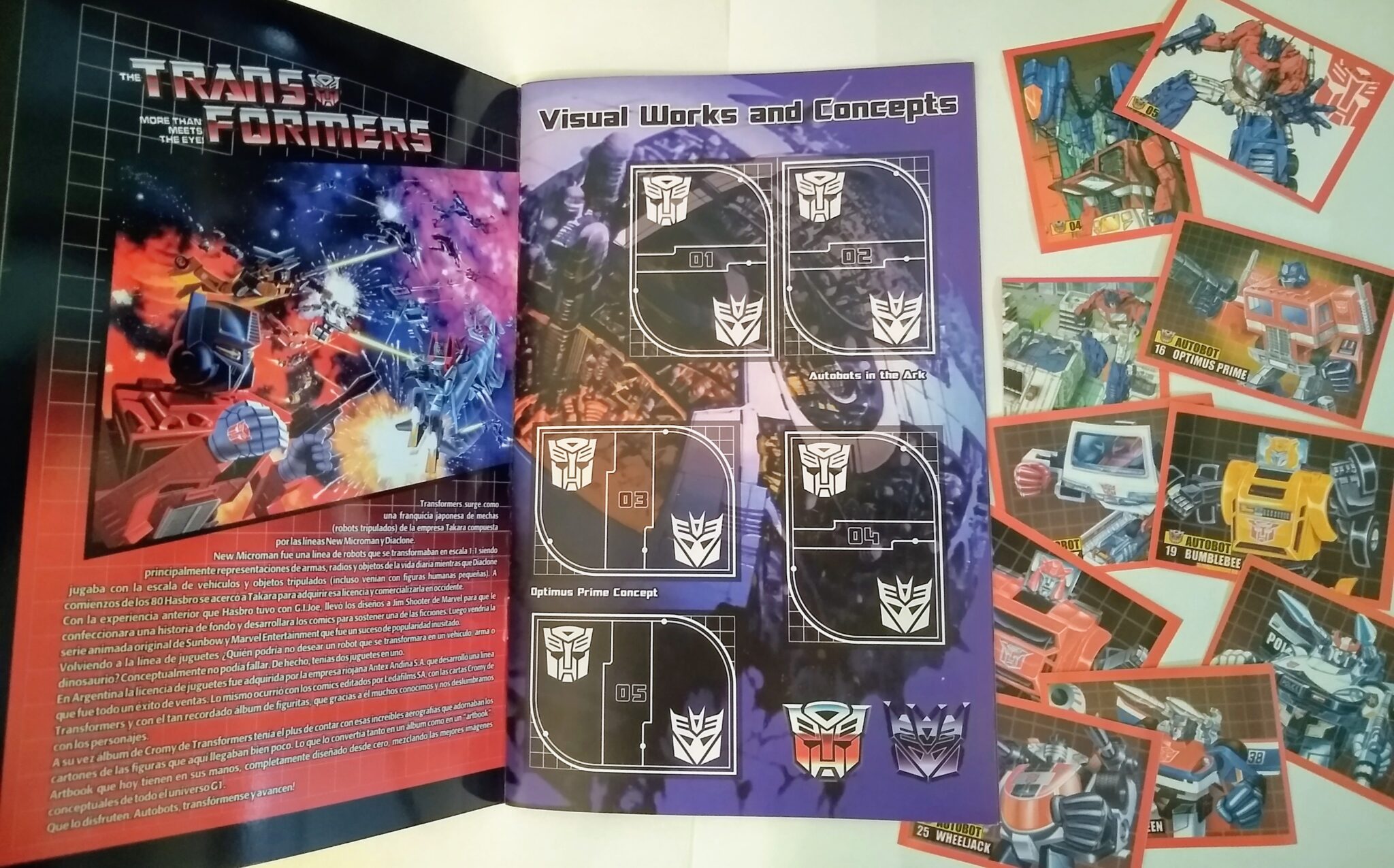 Universo Retro | Sticker Album Transformers