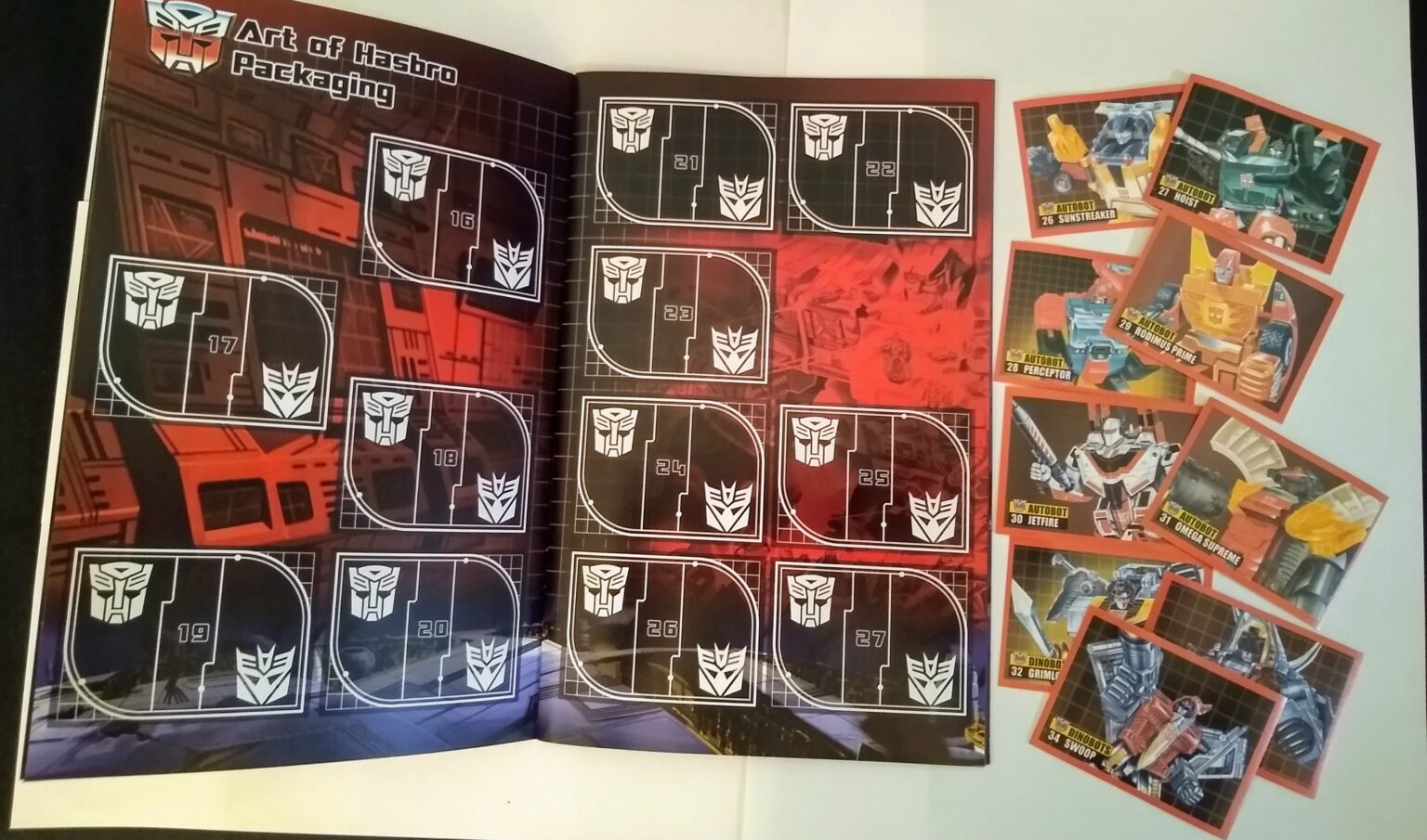 Universo Retro | Sticker Album Transformers