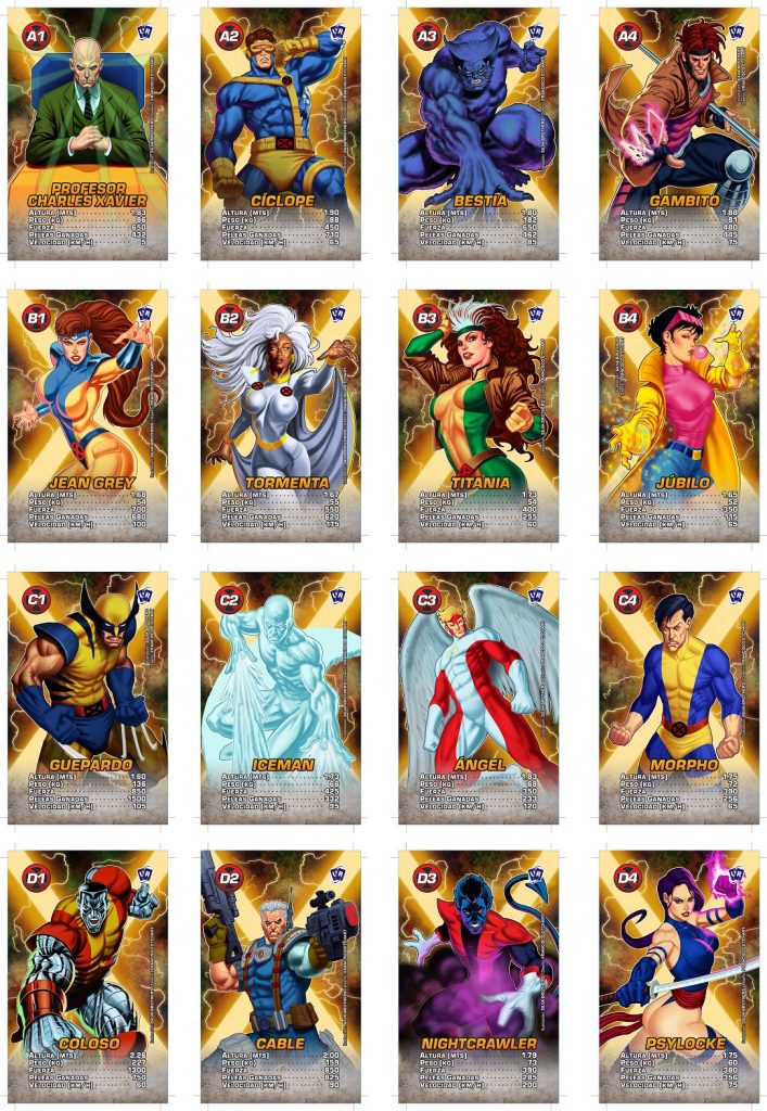 Cartas X-Men